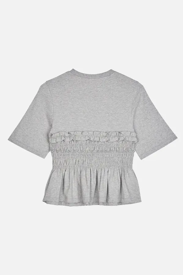 Cecilie Bahnsen Vilde Jersey T-shirt - Grey