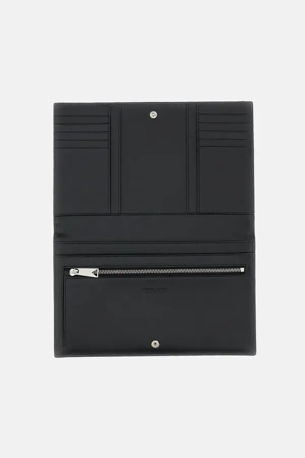 Bottega Veneta Woven Travel Case - Black