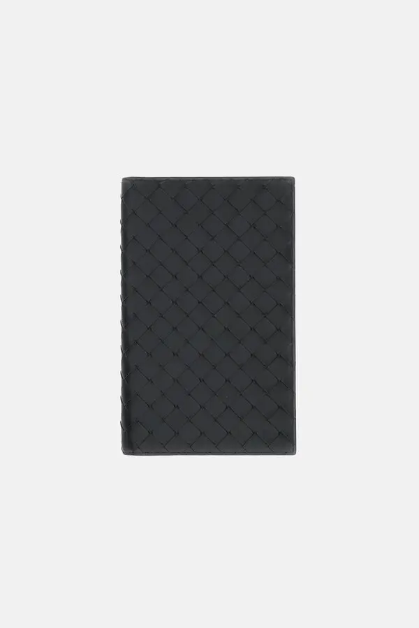 Bottega Veneta Astuccio Da Viaggio Intrecciato - Nero