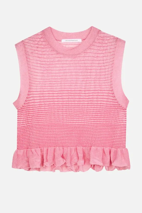 Cecilie Bahnsen Celia Top - Rose