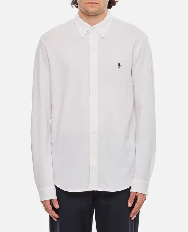 Polo Ralph Lauren Camicia A Maniche Lunghe - Bianco