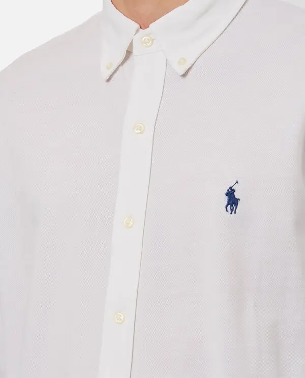 Polo Ralph Lauren Camicia A Maniche Lunghe - Bianco