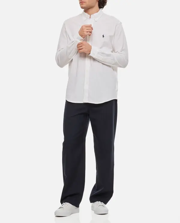 Polo Ralph Lauren Camicia A Maniche Lunghe - White