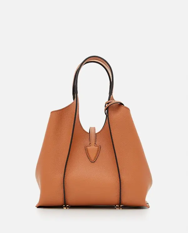 TOD'S Timeless T Leather Shopping Bag