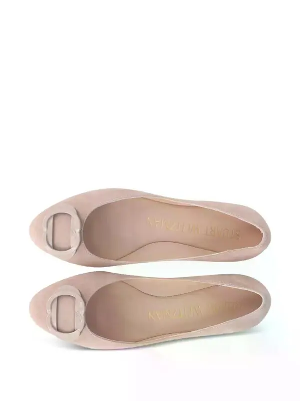 STUART WEITZMAN Ballet Buckle Ballet Flats
