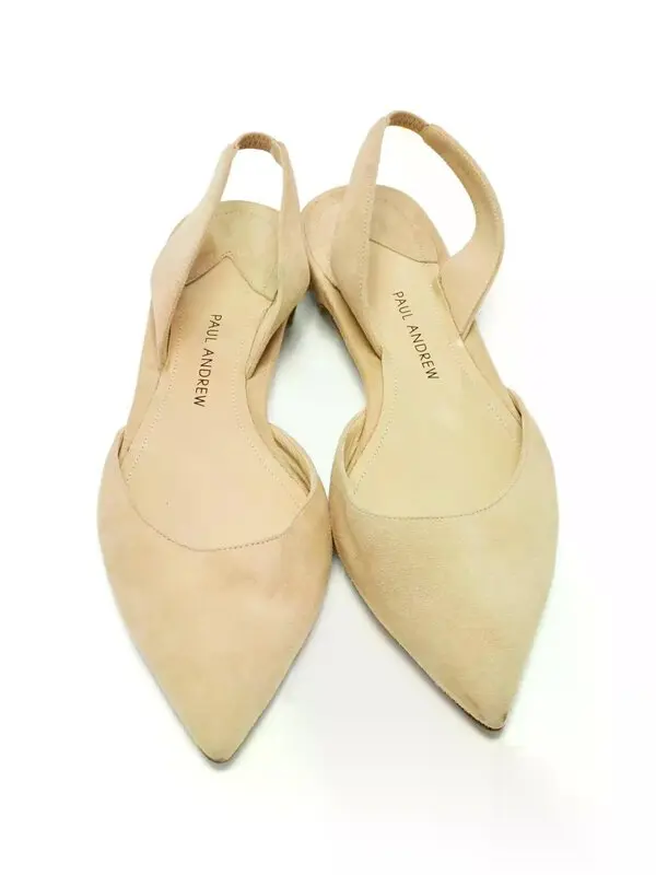 PAUL ANDREW Rhea Suede Slingback Ballet Flat