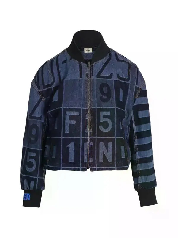 Fendi Denim Bomber Jacket