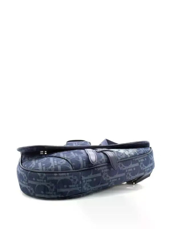 Dior Denim Tears X Saddle Oblique Canvas Crossbody Bag