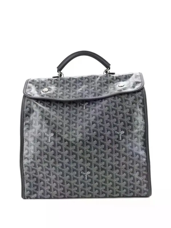 Goyard Saint Leger Briefcase Coated Canvas Backpack
