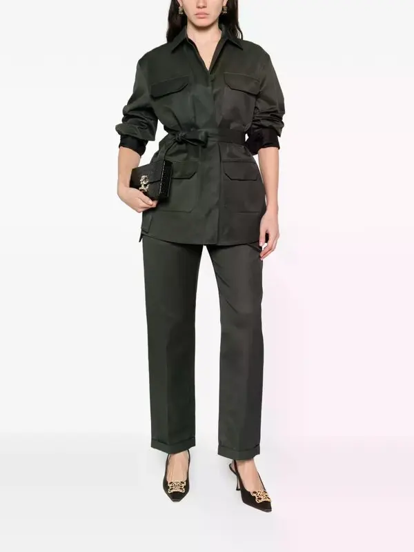 TOM FORD Pleated Folded-hem Trousers