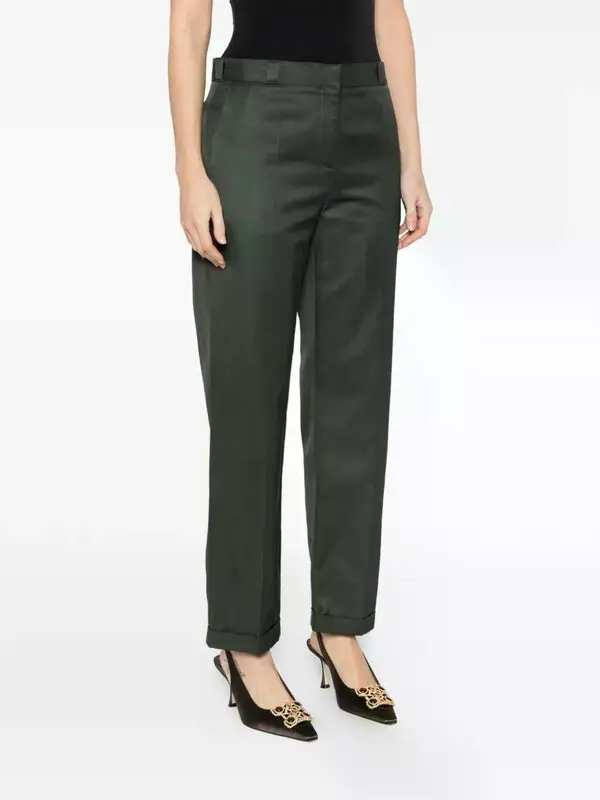 TOM FORD Pleated Folded-hem Trousers