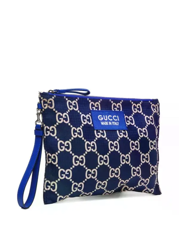Gucci Gg-pattern Clutch Bag