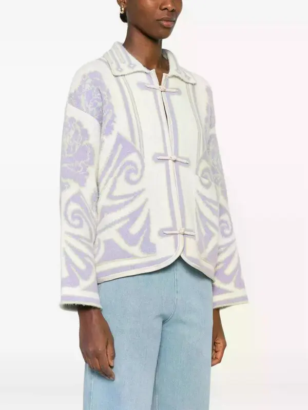 FORTE_FORTE Floral Pattern Jacket