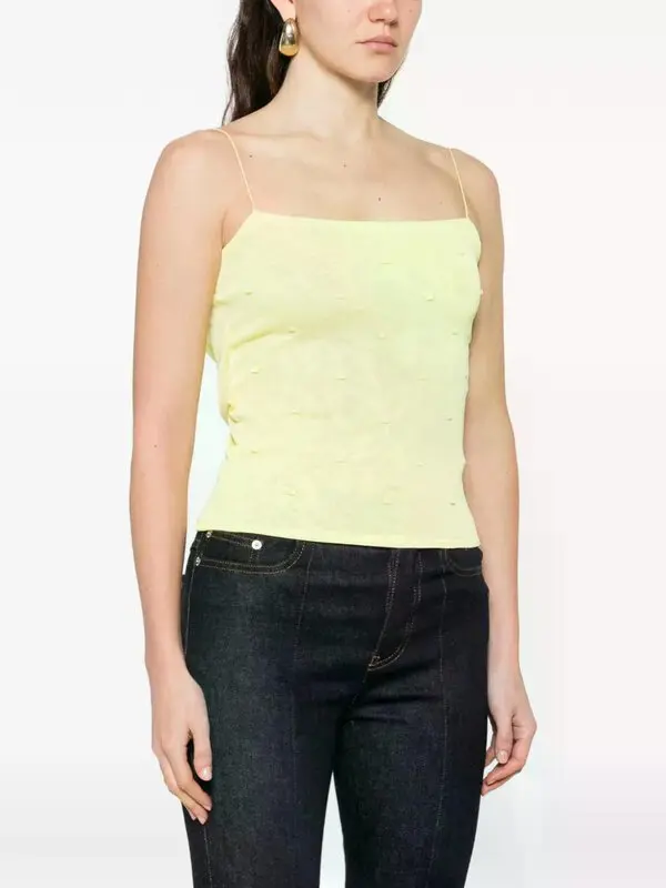 Jacquemus Plumetis Top - Yellow