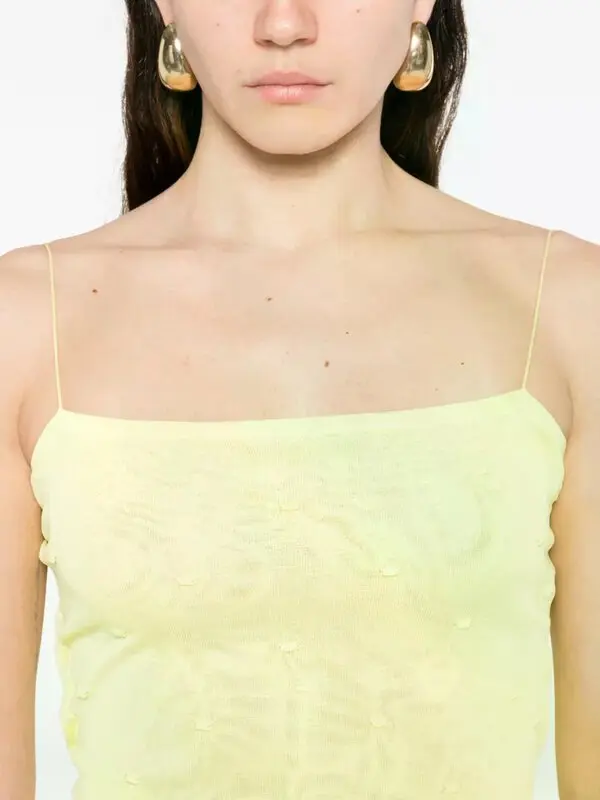 Jacquemus Plumetis Top - Yellow