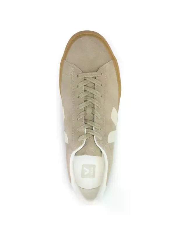 VEJA Campo Suede Lace-up Sneakers With Logo Patch
