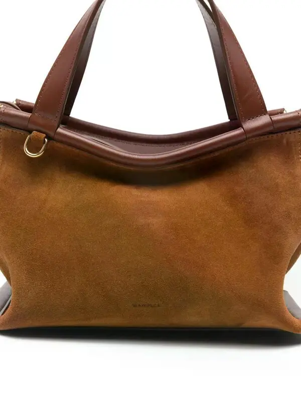 WANDLER Ida Suede Tote Bag - Brown