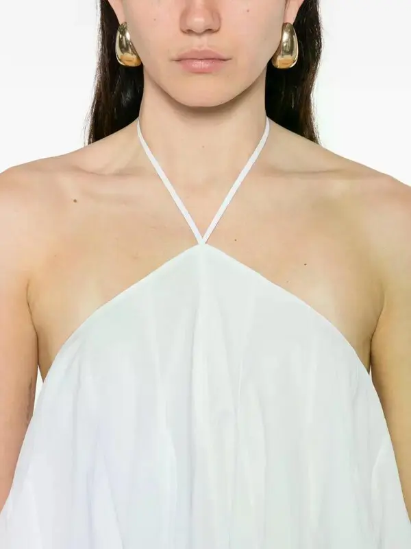 Jacquemus Triangle Ruffled Mini Dress