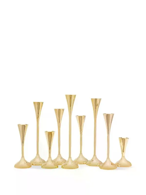 FOURTH STREET Drip Candlestick Holders - Gold