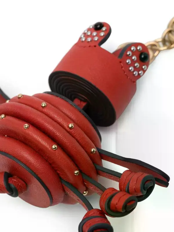 ANYA HINDMARCH Crab Charm Keyring - Red