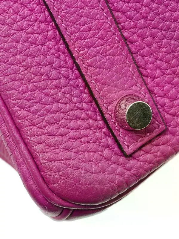 Hermès 2017 30 Birkin Leather Tote Bag - Purple