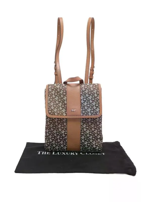 Dkny Canvas Panelled Backpack