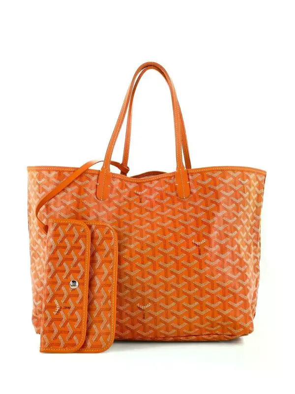 Goyard Saint Louis Coated Canvas Pm Tote Bag - Orange