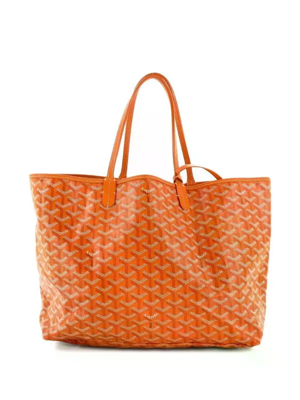 Goyard Saint Louis Coated Canvas Pm Tote Bag - Orange
