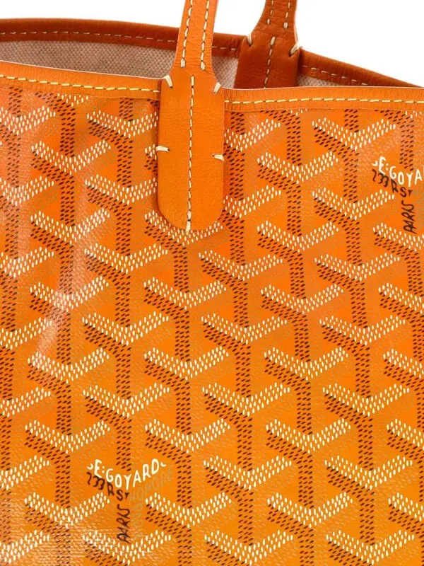 Goyard Saint Louis Coated Canvas Pm Tote Bag - Orange