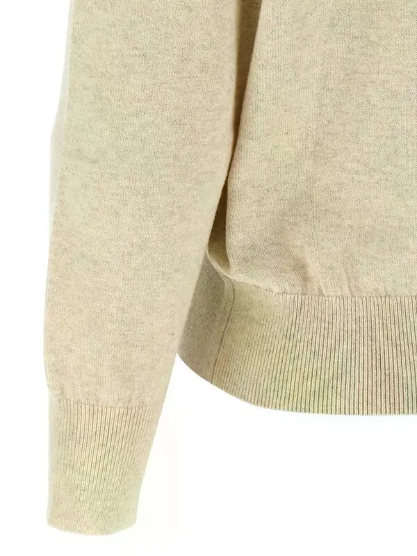 MARANT ETOILE Marisans Logo-intarsia Crew-neck Sweater - Grey