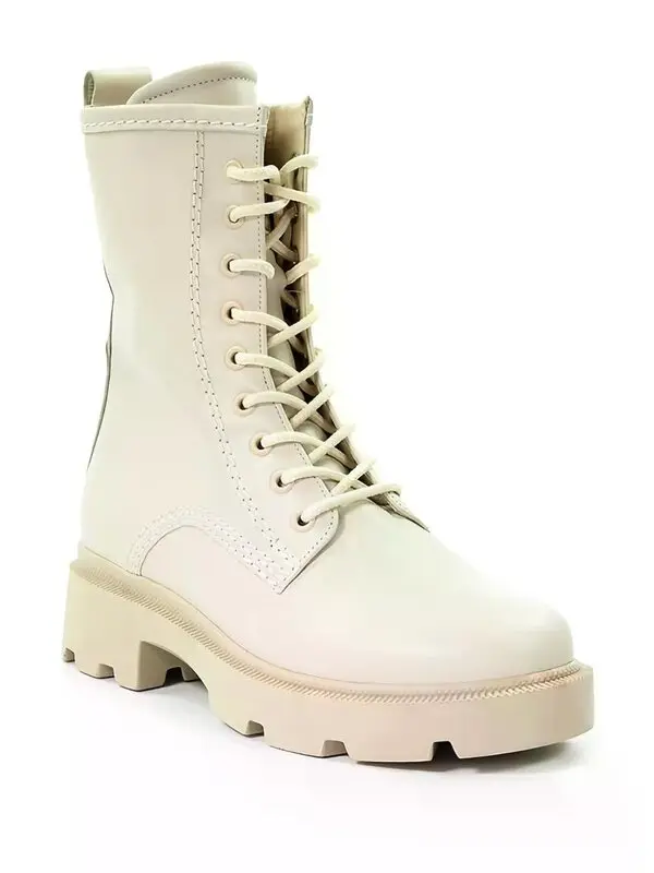 Gabor Leather Lace-up Boots - Neutrals