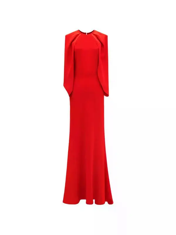 GEMY MAALOUF Maxi Dress With Cape Detail