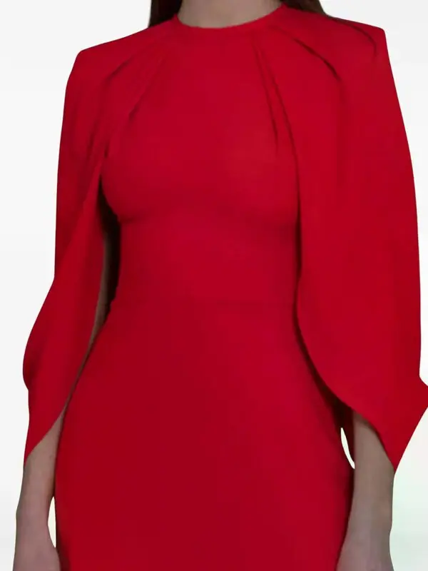 GEMY MAALOUF Maxi Dress With Cape Detail