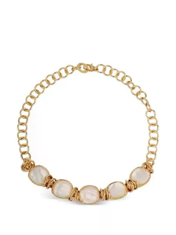Gas Bijoux Sirena Pearl Necklace - Gold