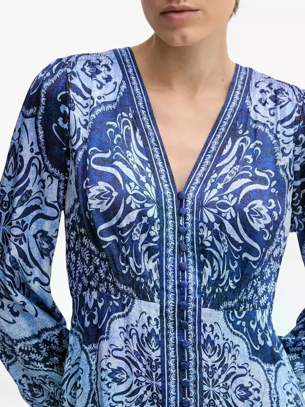 Hale Bob Noor Printed Midi Dress