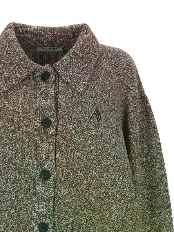 Attico Logo-embroidered Cardigan