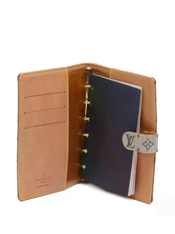 LOUIS VUITTON Lin Mini Canvas Agenda Cardholder