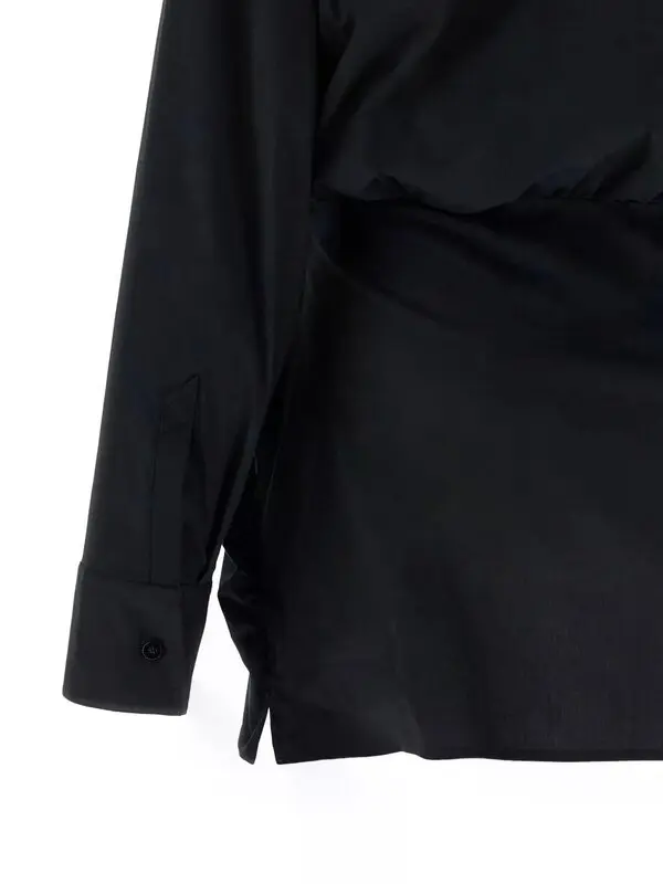 Attico Asymmetrical Shirt Dress