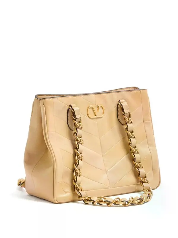 Valentino Garavani Small Laseine Tote Bag - Neutrals