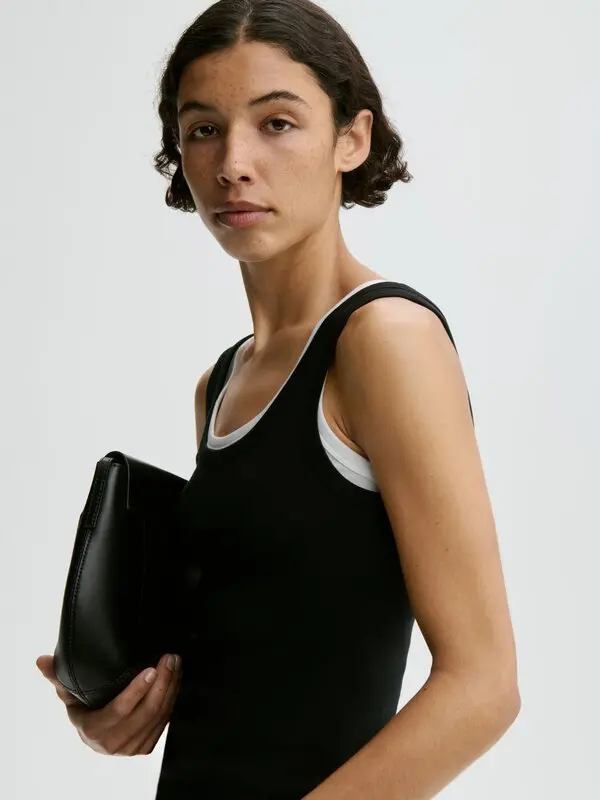 BY MALENE BIRGER Dali Organic Cotton Tank Top - Black