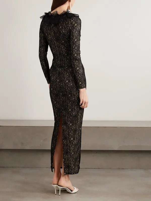 self portrait lilac lace dress Lilac Lace Midi Dress – self-portrait-EU main image 0