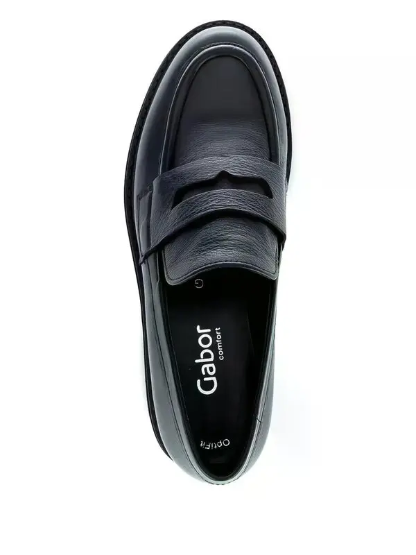 Gabor Penny-slot Leather Loafers
