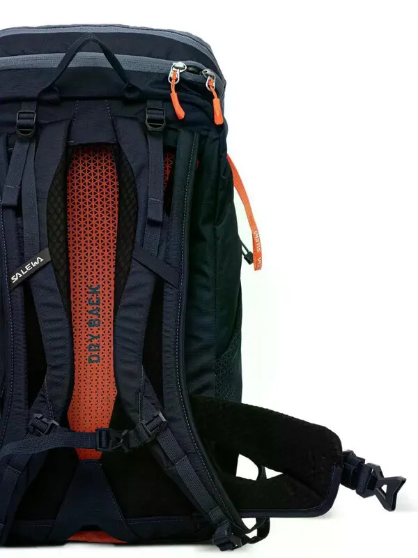 SALEWA Logo Appliqué Drawstring Backpack