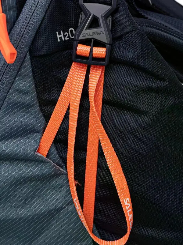 SALEWA Logo Appliqué Drawstring Backpack