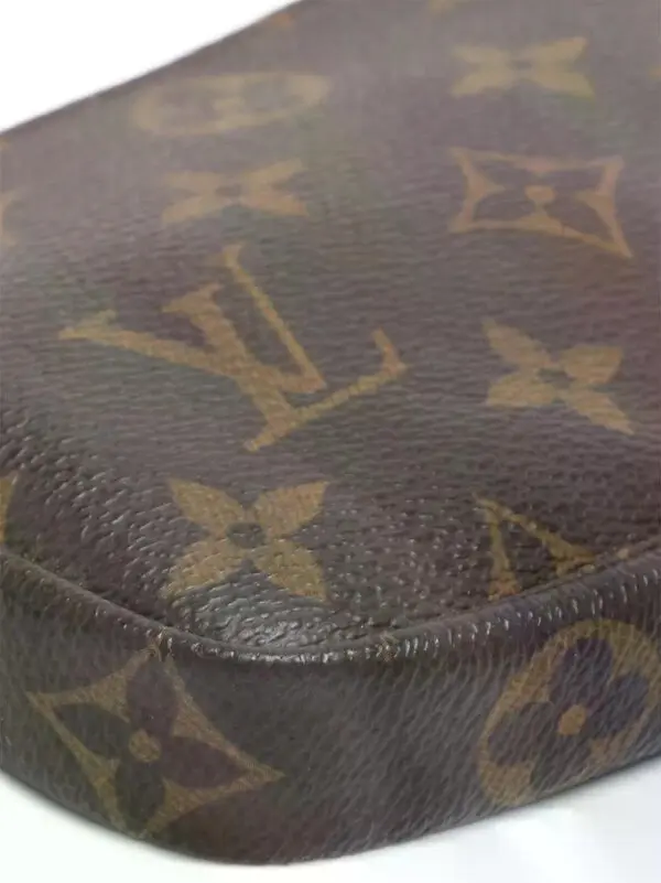 LOUIS VUITTON Mini Pochette Monogram Shoulder Bag - Brown