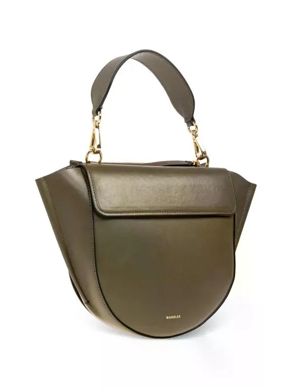 WANDLER Hortensia Flap Top-handle Tote Bag - Green
