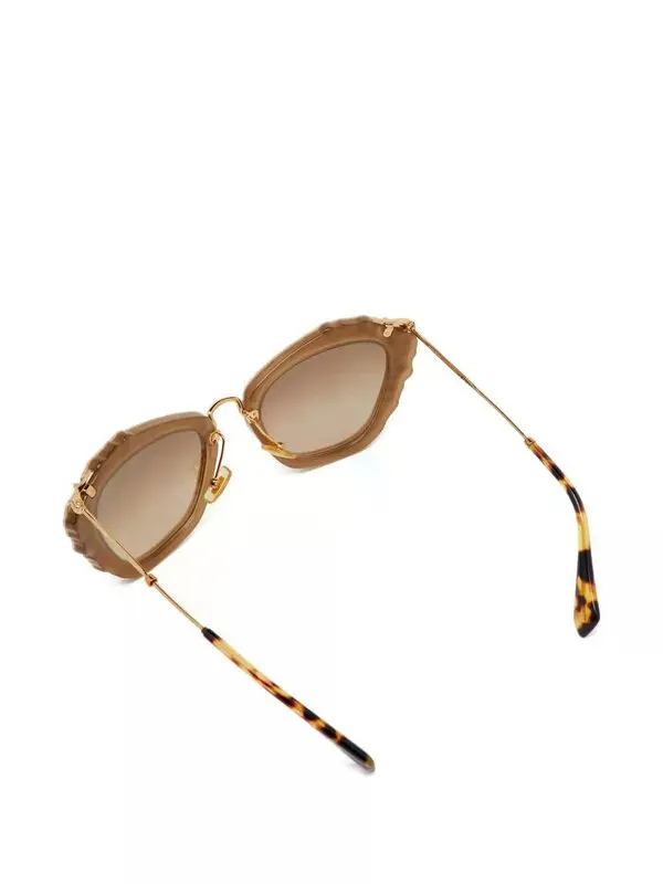 Miu Miu Embellished Cat-eye Sunglasses