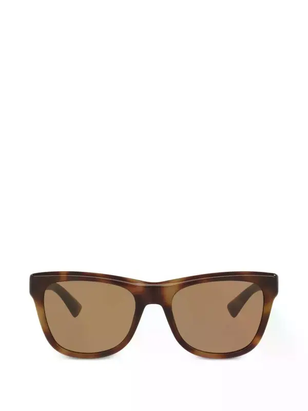 Saint Laurent Rectangular Sunglasses - Brown