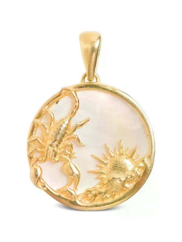FREYA ROSE Scorpio Zodiac Pendant - Gold