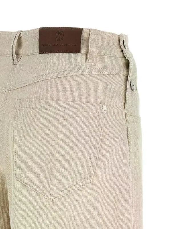 Brunello Cucinelli Wide Leg Jeans